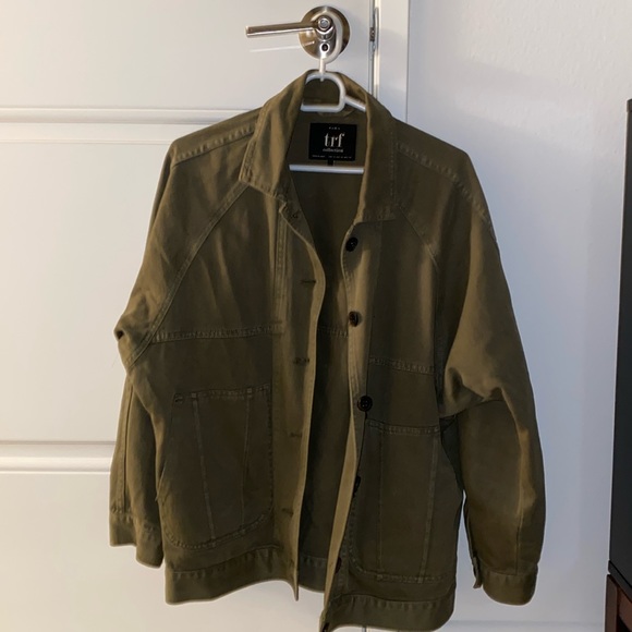 Zara | Jackets & Coats | Zara Women Trf Collection Utility Jacket ...